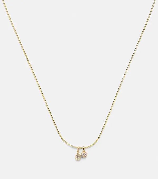 ROXANNE FIRST 14kt Yellow Pendant Necklace With Diamonds