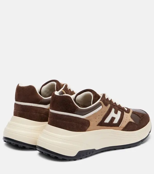 Hogan H669 Leather And Suede Sneakers