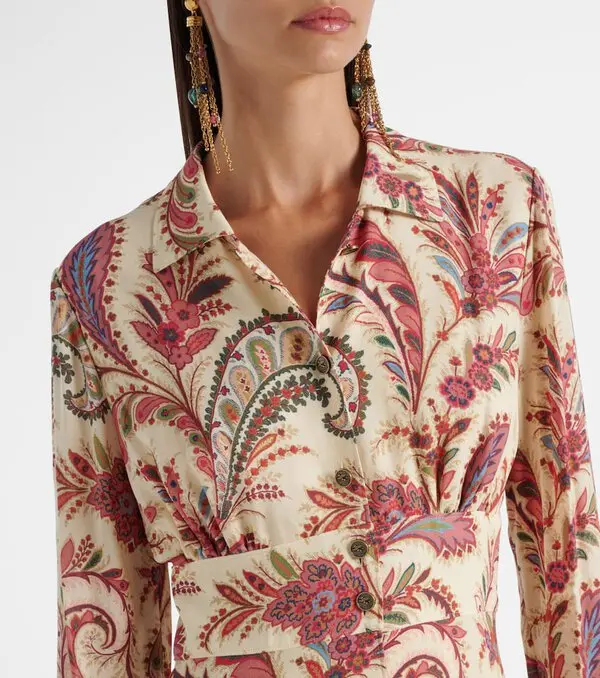 Etro Paisley Shirt Dress - Multicoloured