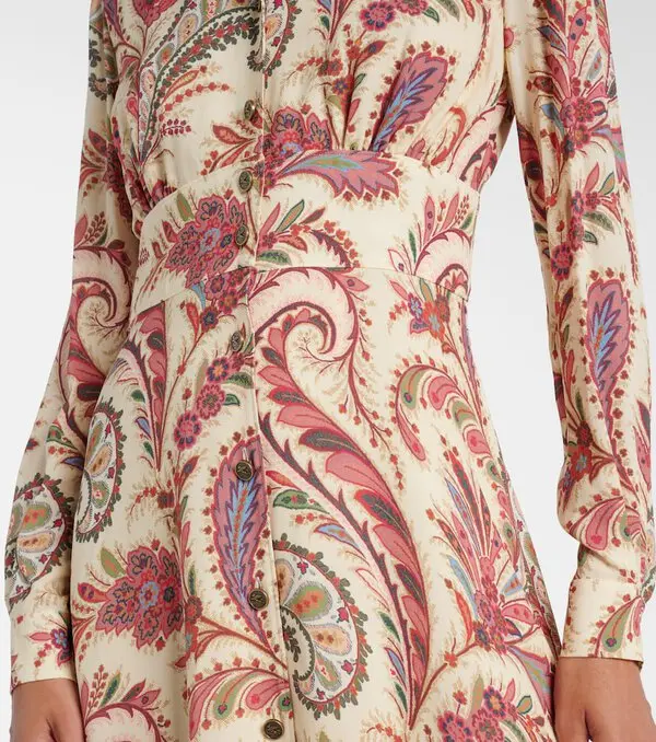 Etro Paisley Shirt Dress - Multicoloured