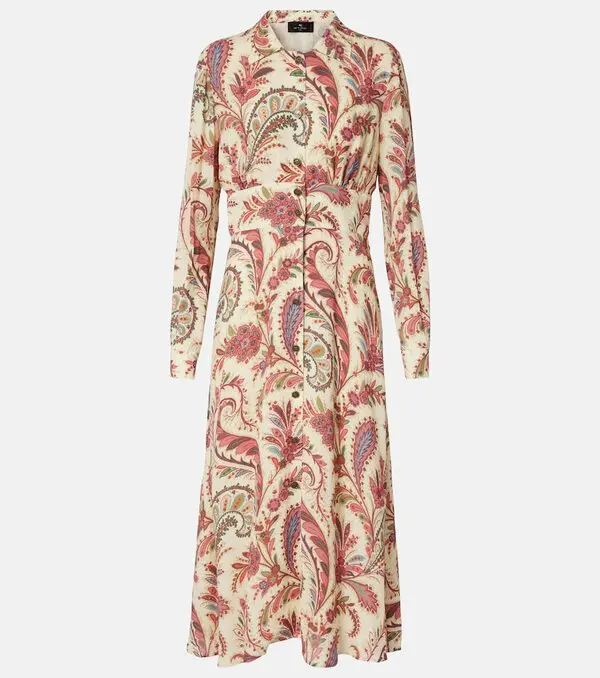Etro Paisley Print Shirt Dress - Multicoloured