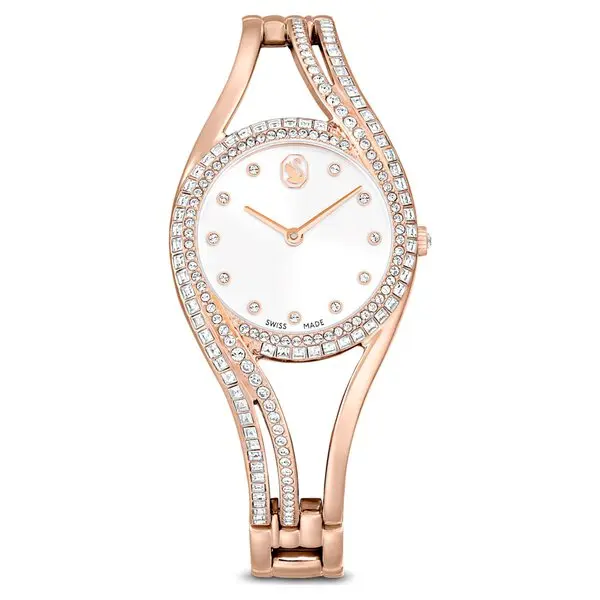 SWAROVSKI Hyperbola Bangle Watch - White