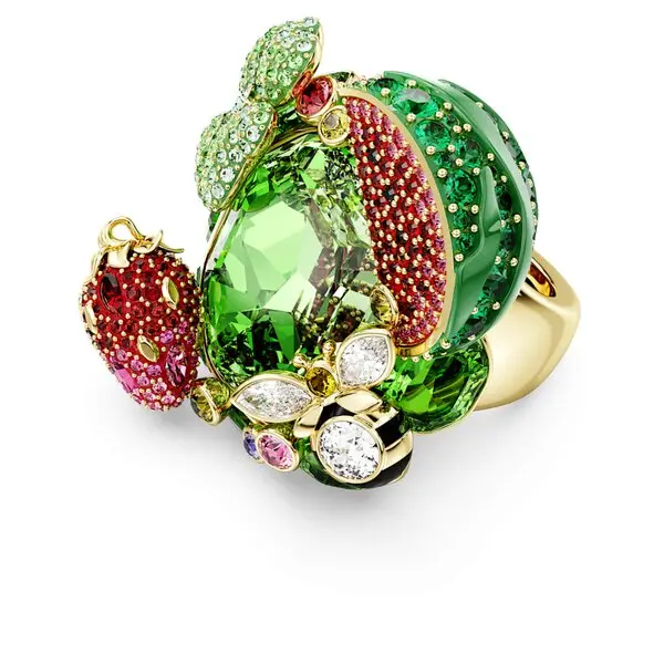 SWAROVSKI Idyllia Motif Ring With Crystal Embellishments - Multicolored
