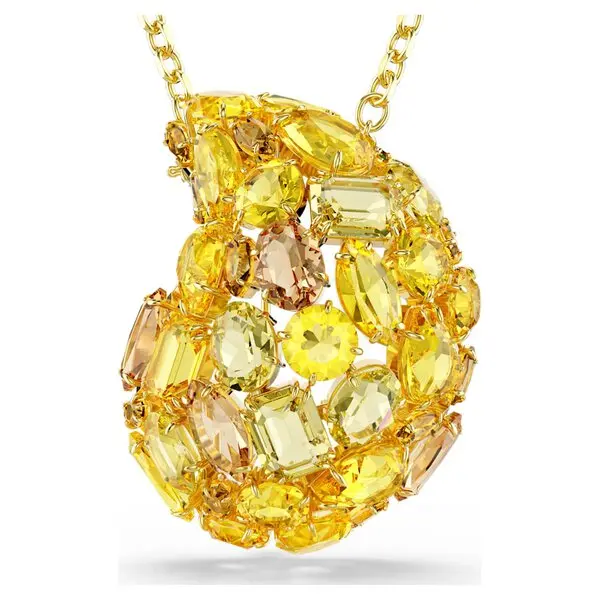 SWAROVSKI Gema Pendant And Brooch - Yellow