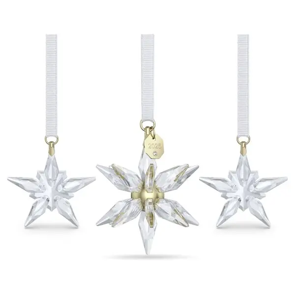 SWAROVSKI Annual Edition 3d Ornament Set 2025 - White