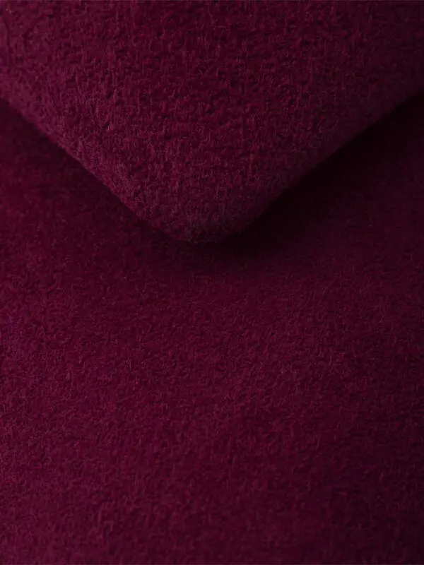 Prada Suede Slingback Pumps - Dark Red