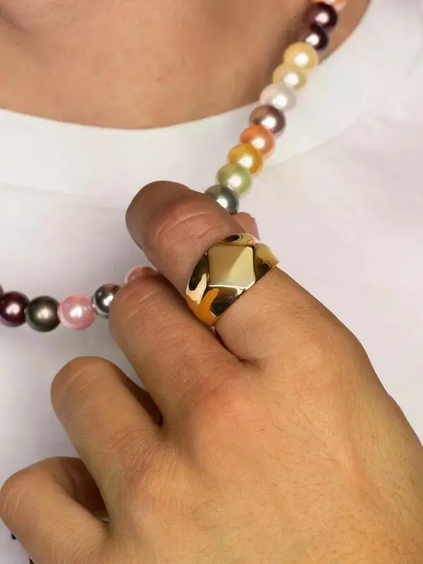 NIALAYA JEWELRY Plated Signet Ring