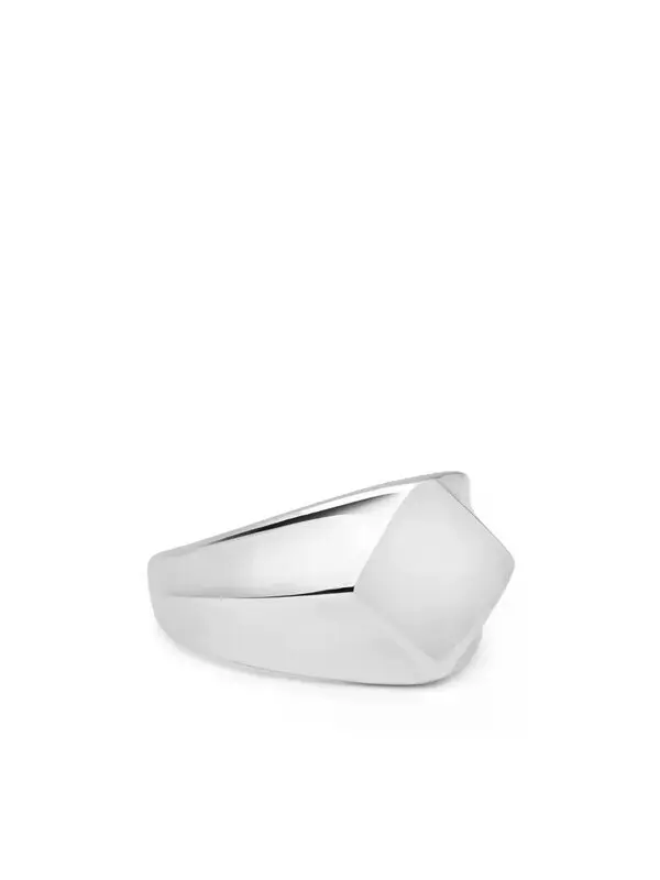 NIALAYA JEWELRY Faceted Ring - Silver