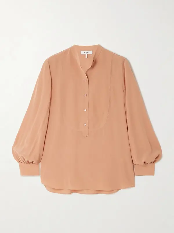Chloé Silk-crepe Blouse
