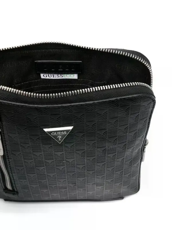 Guess Logo-embossed Messenger Bag