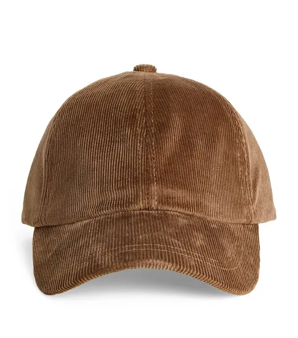 Paul Smith Corduroy Alex Baseball Cap - Brown