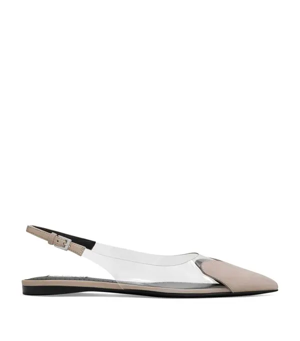 Alaïa Coeur Slingback Ballet Flats