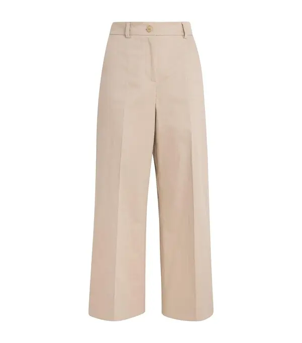 Max Mara Cotton Straight Trousers