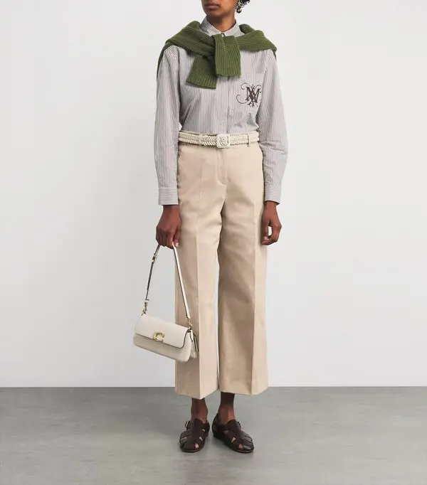 Max Mara Cotton Straight Trousers