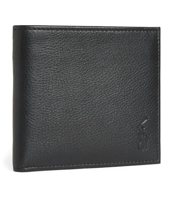 Polo Ralph Lauren Leather Polo Pony Wallet - Black