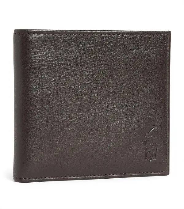 Polo Ralph Lauren Leather Polo Pony Wallet - Brown