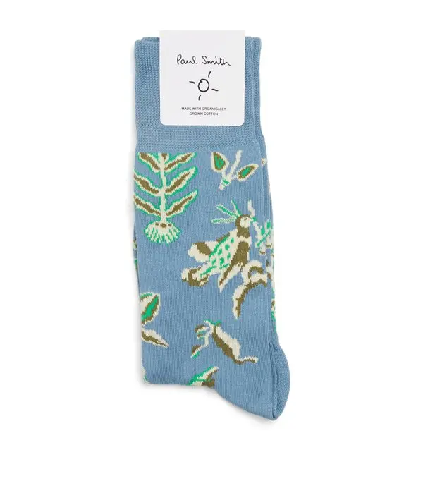 Paul Smith Bohemia Cotton-blend Socks - Blue
