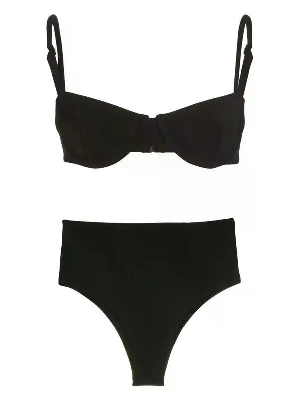 HAIGHT. Underwired High-leg Bikini - Black