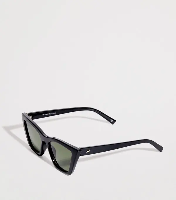 Le Specs Velodrome Cat Eye Sunglasses - Black