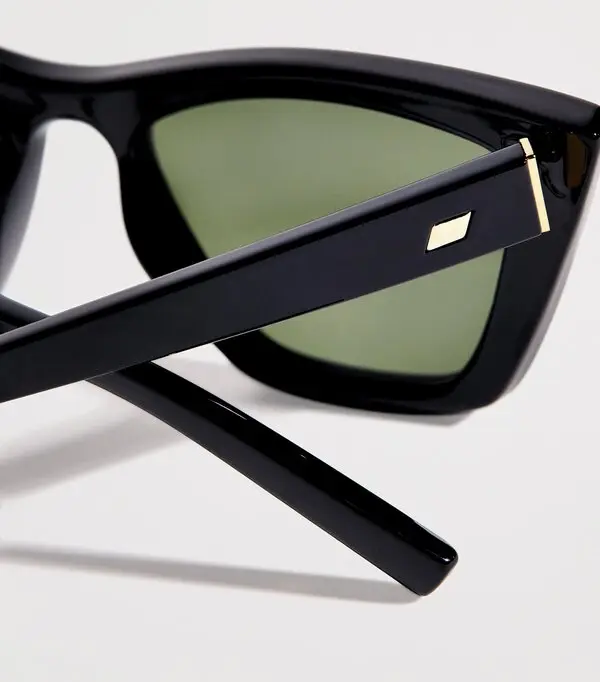 Le Specs Velodrome Cat Eye Sunglasses - Black