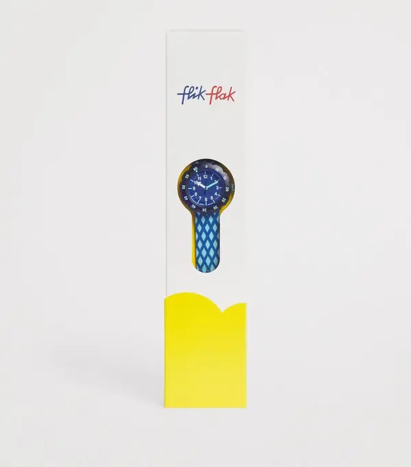 FLIK FLAK Criss-cross Watch - Blue