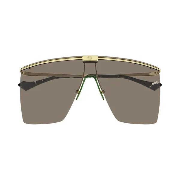 Gucci Shield Sunglasses - Gold