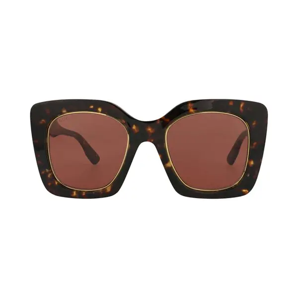Gucci Square Sunglasses - Brown