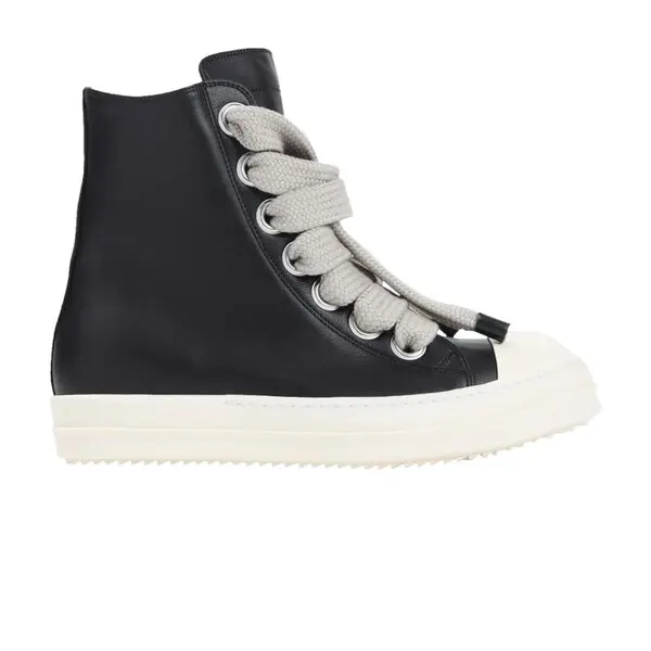 Rick Owens Concordians Jumbo Laced High-top Sneakers - Black