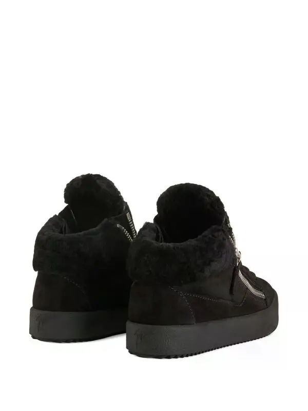 GIUSEPPE ZANOTTI Kriss Mid-top Sneakers - Black