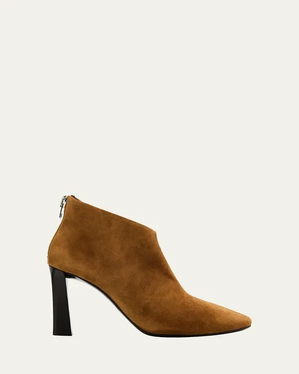 GIUSEPPE ZANOTTI Suede Ankle Booties - Moro