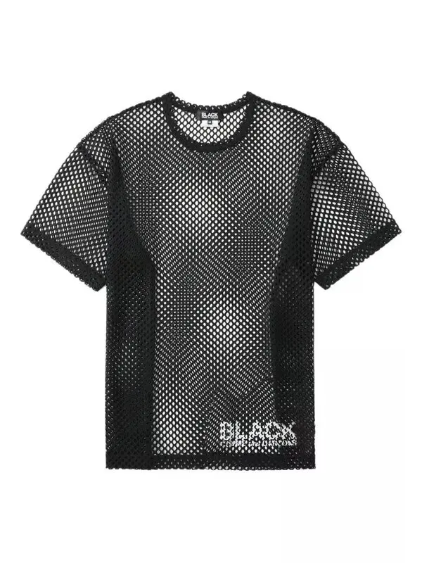 Comme Des Garçons Mesh-panel T-shirt