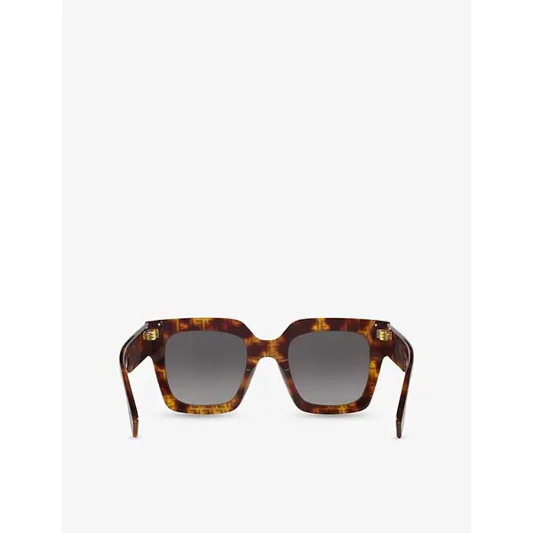 Fendi Square-frame Tortoiseshell Sunglasses - Brown