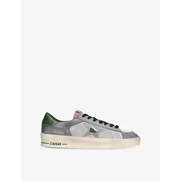 Golden Goose Stardan Suede And Mesh Low-top Trainers