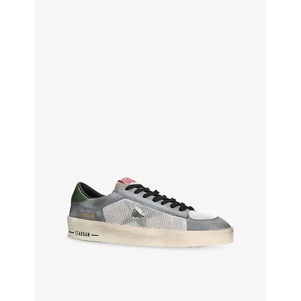 Golden Goose Stardan Suede And Mesh Low-top Trainers