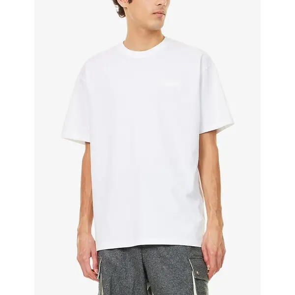 Givenchy Embroidered Brand-patch Regular-fit Cotton T-shirt