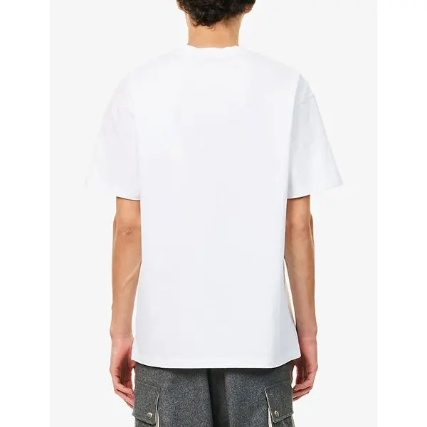 Givenchy Embroidered Brand-patch Regular-fit Cotton T-shirt