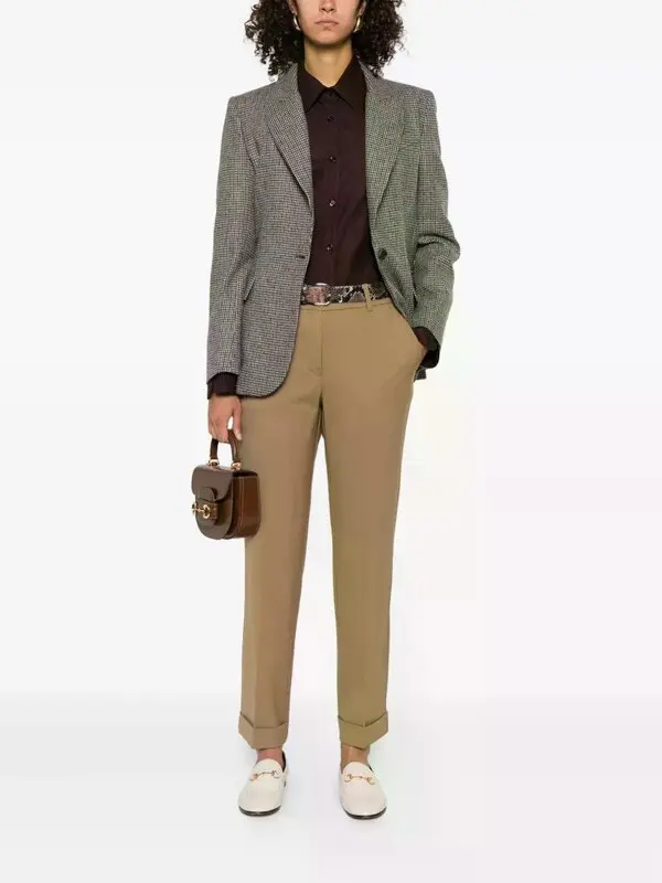 P.a.r.o.s.h Houndstooth Single-breasted Blazer - Neutrals