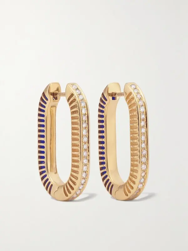L'ATELIER NAWBAR Lock Ray Earrings - Gold