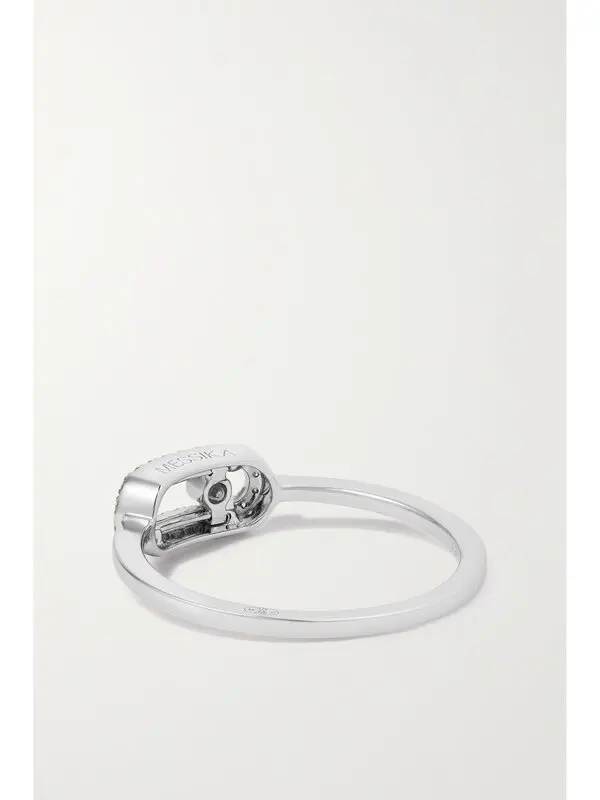 Messika Move Uno 18-karat White Gold Diamond Ring
