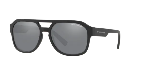 Armani Exchange Aviator Sunglasses - Noir Mat
