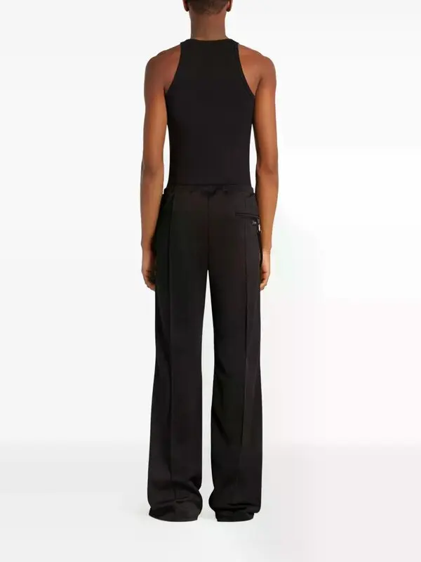 COURREGES Strap-detail Track Pants - Black