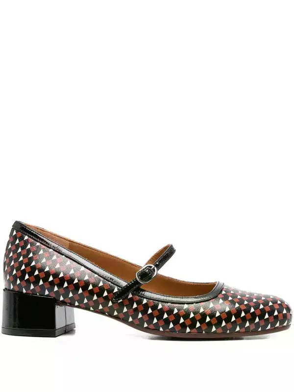 Chie Mihara 40mm Reni Geometric-pattern Pumps
