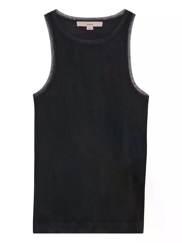 Remain Birger Christensen Ribbed Racer-back Top - Grey