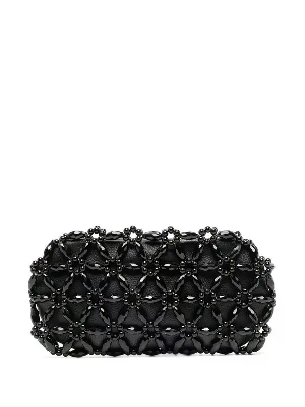 0711 TBILISI Faceted Bead-embellished Clutch Bag