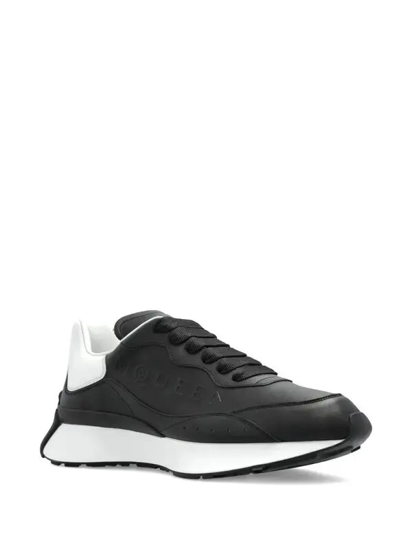 Alexander McQueen Leather Logo Trainers