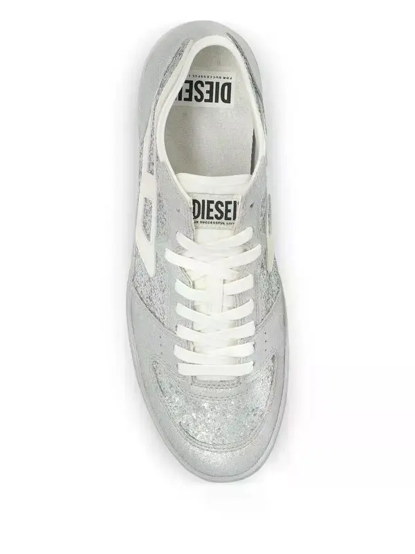 DIESEL® S-leroji-d1 Glittered Panelled Sneakers