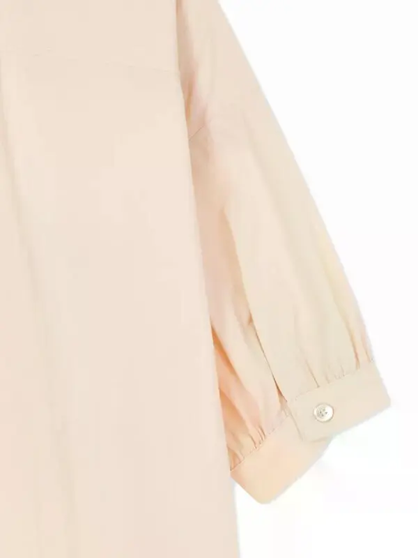 STUDIO TOMBOY Shirt-collar Puff-sleeve Dress