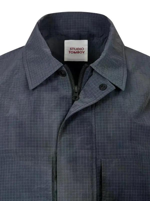 STUDIO TOMBOY Grid-pattern Cargo Jacket