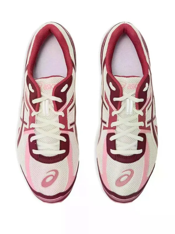 Asics Low Top Mesh Panelled Sneakers - Pink