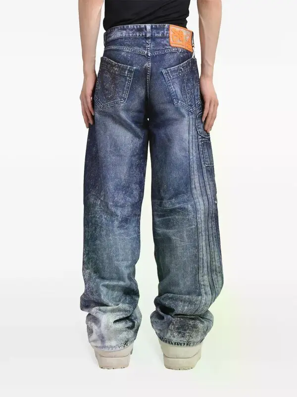 PDF Wide-leg Denim Jeans